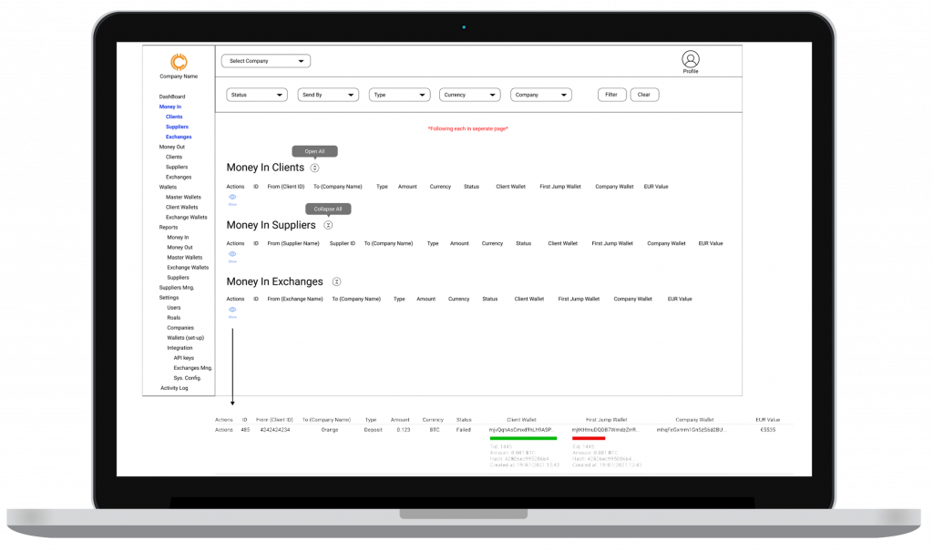 Crypto Management System - Delitron.tech