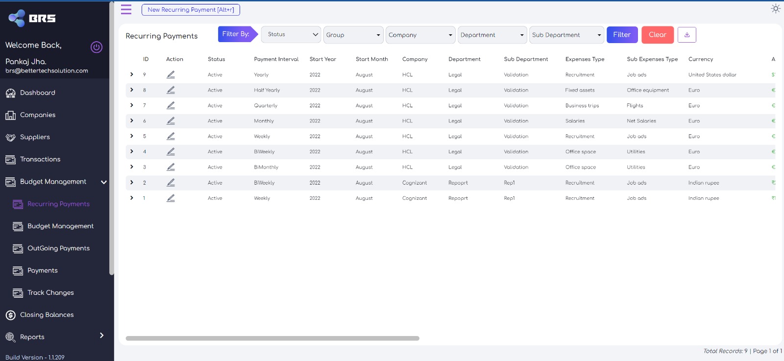 BRS System - Delitron.tech